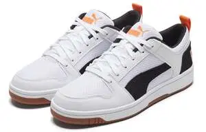 PUMA Rebound Layup Lo Sneakers - White/black