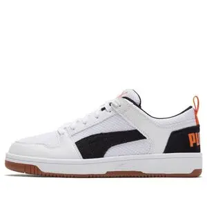 PUMA Rebound Layup Lo Sneakers - White/black