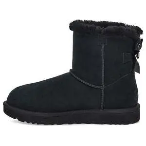 UGG Mini Bailey Brooch Boots - Black