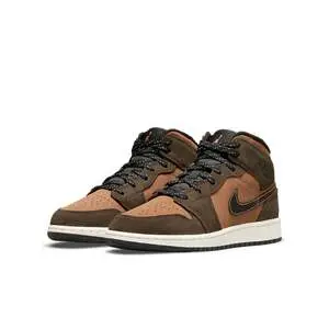 JORDAN 1 Mid Se Sneakers - Brown