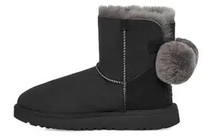 UGG Mini Bailey Fuzzy Bow Boots