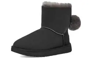 UGG Mini Bailey Fuzzy Bow Boots