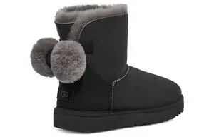 UGG Mini Bailey Fuzzy Bow Boots