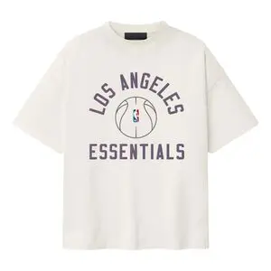 Fear Of God X Lakers X Barkley Hendricks 90s T-shirt - Ivory