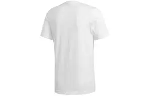 Adidas Originals Chest Logo Printing Sports Short Sleeve White - White/yellow