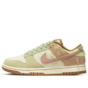 Nike Dunk Low "on The Bright Side" Sneakers - Green/white/pink