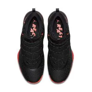 JORDAN Air Super Fly Low Sneakers - Black/infrared