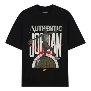 JORDAN X Aleali May Crossover Graphic T-shirt - Black