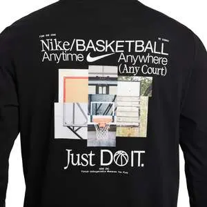 Nike Just Do It Anytime" Long Sleeve Basketball Shirt