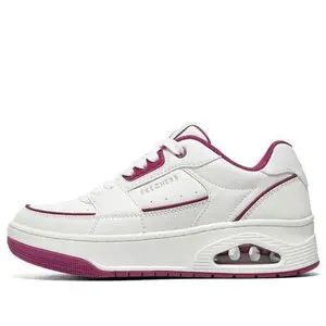 Sketchers Uno Court Courted Style Shoes - White/red