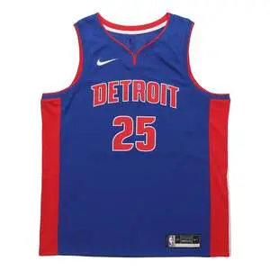 Nike Detroit Pistons 25 Basketball Jersey - Blue