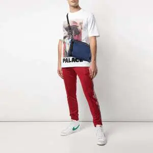 PALACE Chest And Back Printed Short Sleeve T-shirt - White