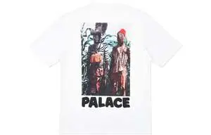 PALACE Chest And Back Printed Short Sleeve T-shirt - White