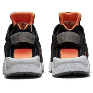 Nike Huarache Crater Premium Sneakers - Black/orange/gray