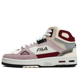 FILA FUSION Teratach High Top Sneakers - Pink/white/red