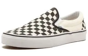 VANS Classic Slip-on Checkerboard Sneakers - Blackwhite