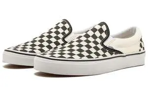 VANS Classic Slip-on Checkerboard Sneakers - Blackwhite