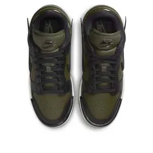 Nike Dunk Low Twist Sneakers - Olive/black