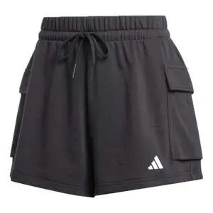 Adidas Essentials French Terry Cargo Shorts - Black/white