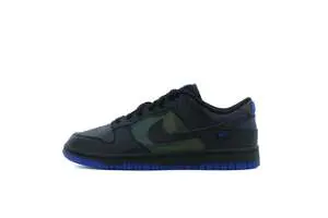 Nike Dunk Low 'black Royal Iridescent' Sneakers - Black/blue