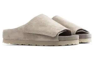 BIRKENSTOCK X Fear Of God Los Feliz Suede Leather Sandals - Beige