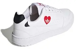 Adidas Ny 90 "heart Logo" Low Top Sneakers - White/black/red