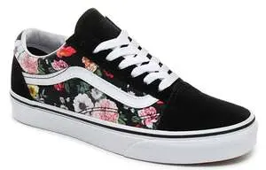 VANS Old Skool Garden Floral Sneakers - Black