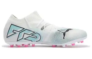 PUMA Future Match Mg Cleats - White/blue/pink