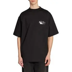 Balenciaga Gaffer T-shirt Large Fit - Black