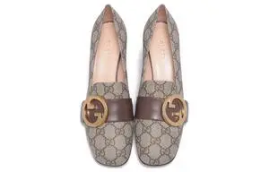 Gucci Blondie Pump Gg Supreme Canvas