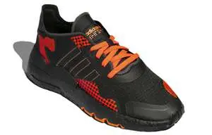 Adidas Originals Nite Jogger Tech Sneakers - Black/red