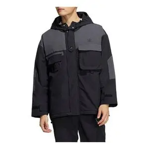 Adidas Originals Hooded Jacket - Black