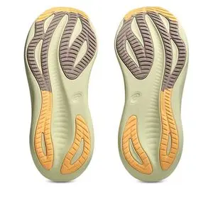 Asics Gel Nimbus 27 Wide Athletic Sneakers - White/fawn