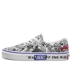 VANS Era Graffiti Print Lace-up Sneakers - Black/white