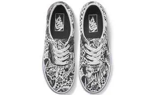 VANS Era Graffiti Print Lace-up Sneakers - Black/white