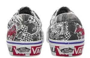 VANS Era Graffiti Print Lace-up Sneakers - Black/white