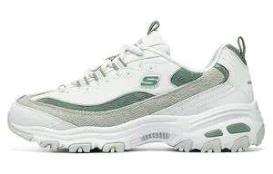 Sketchers Dlites 1.0 Athletic Sneakers - White/green