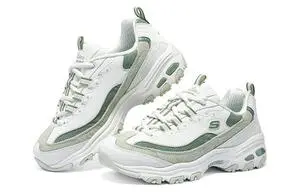 Sketchers Dlites 1.0 Athletic Sneakers - White/green