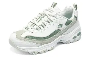 Sketchers Dlites 1.0 Athletic Sneakers - White/green