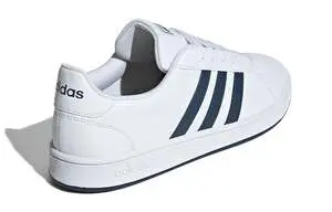 Adidas Grand Court Base Sneakers - White/blue