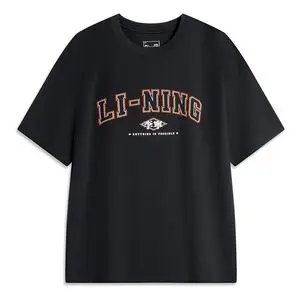 LI-NING Anything Is Possible Graphic T-shirt 'black - Black/multi-color