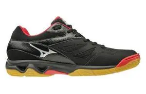 Mizuno Thunder Blade Athletic Sneakers - Black/red
