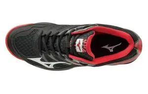 Mizuno Thunder Blade Athletic Sneakers - Black/red
