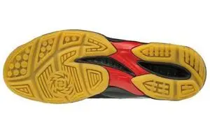 Mizuno Thunder Blade Athletic Sneakers - Black/red