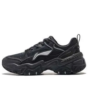 LI-NING Brown Sugar" Black Sneakers - Black/grey