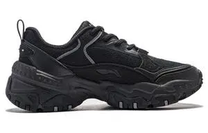 LI-NING Brown Sugar" Black Sneakers - Black/grey