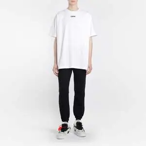 Off-White Ss20 Arrows Logo Print Oversized T-shirt - White