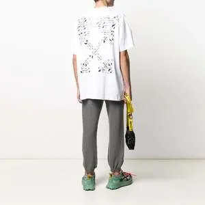 Off-White Ss20 Arrows Logo Print Oversized T-shirt - White