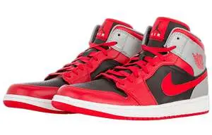 JORDAN 1 Mid Sneakers - Red