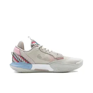 LI-NING Wade All City "origin" Athletic Sneakers - Beige/red/blue